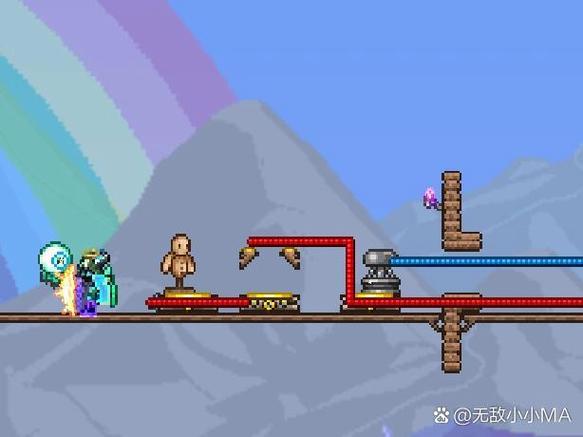 泰拉瑞亚怎么用电路刷东西截图