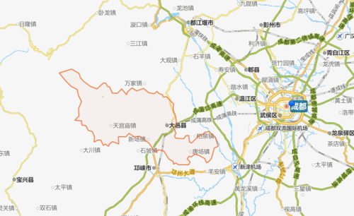 大邑算大成都吗