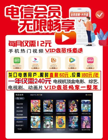 电信机顶盒vip包月