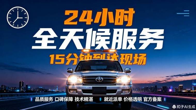 24小时电瓶连车电瓶搭车图标