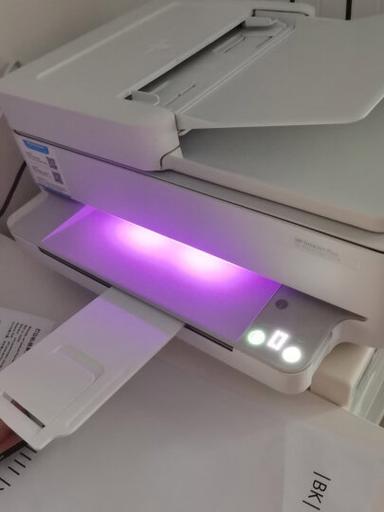惠普打印机显示紫色怎么回事图标