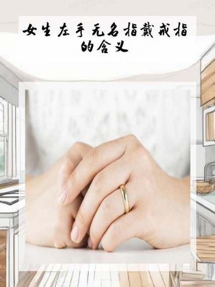 女生左手无名指戴戒指的含义图标