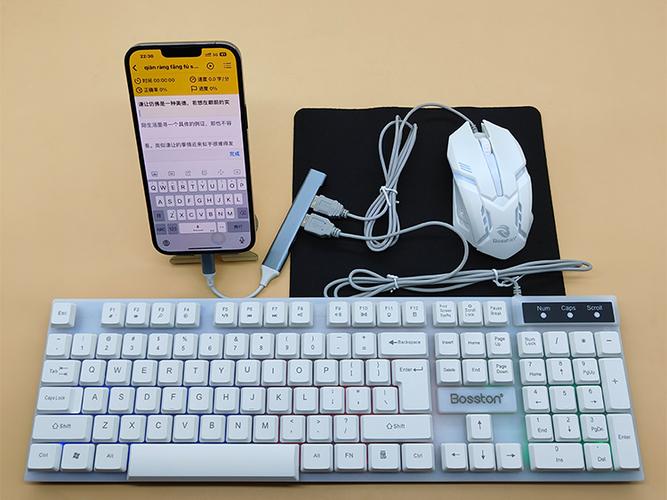 苹果手机连接鼠标键盘截图
