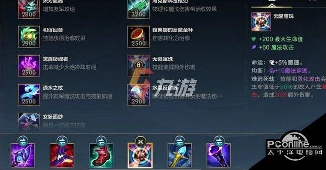 莫甘娜辅助出装顺序图标
