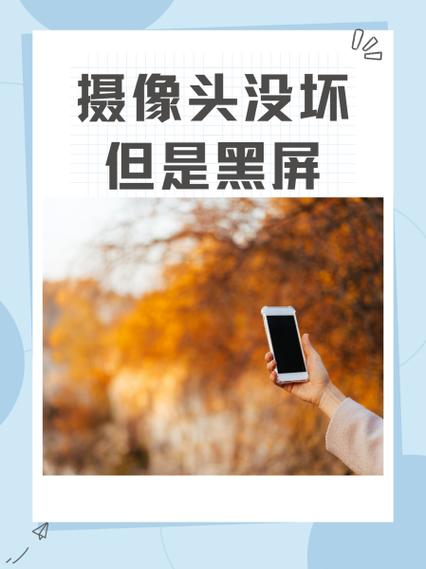 苹果摄像头没坏但是黑屏图标