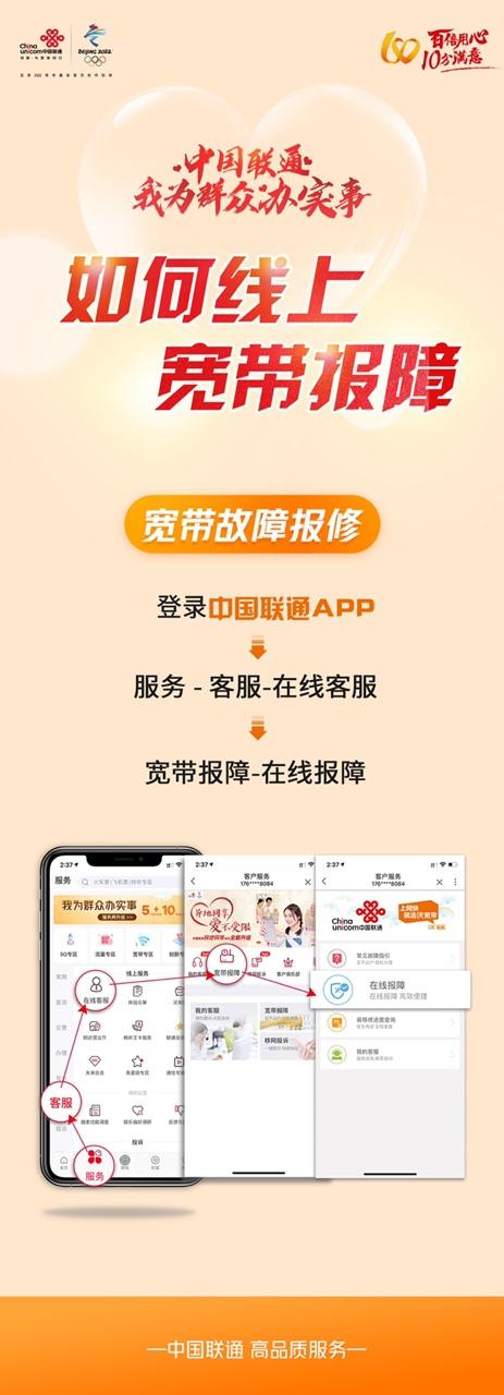 联通宽带报修电话图标