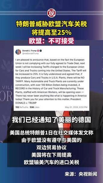 欧盟回应特朗普威胁图标
