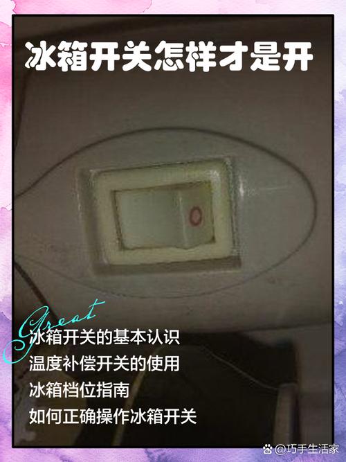 扬子小冰箱里面的按钮是开还是关图标