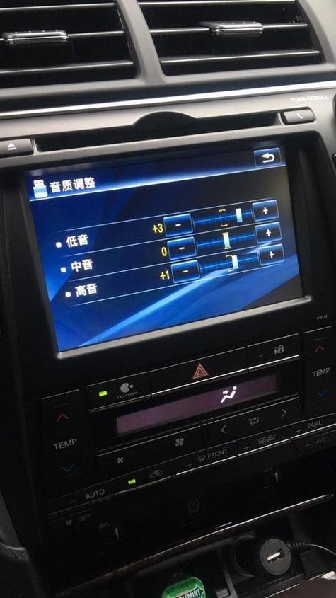 丰田车载音响十段怎么调图标