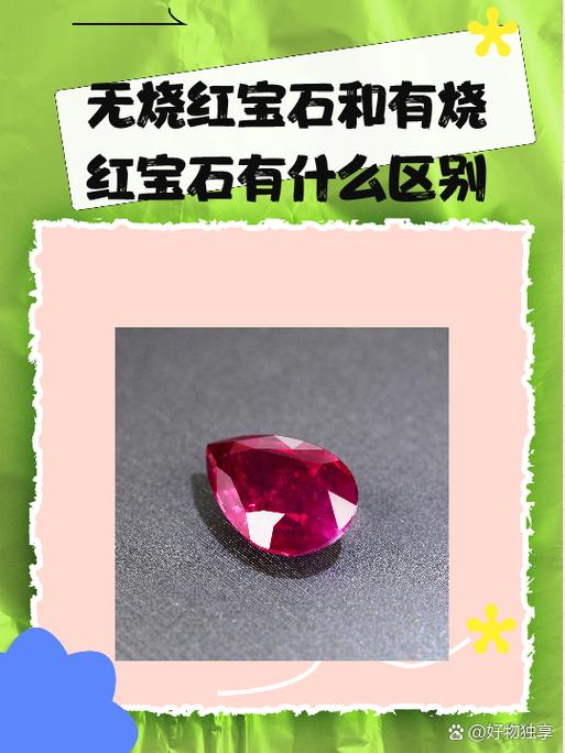 老烧红宝石和无烧红宝石的区别图标
