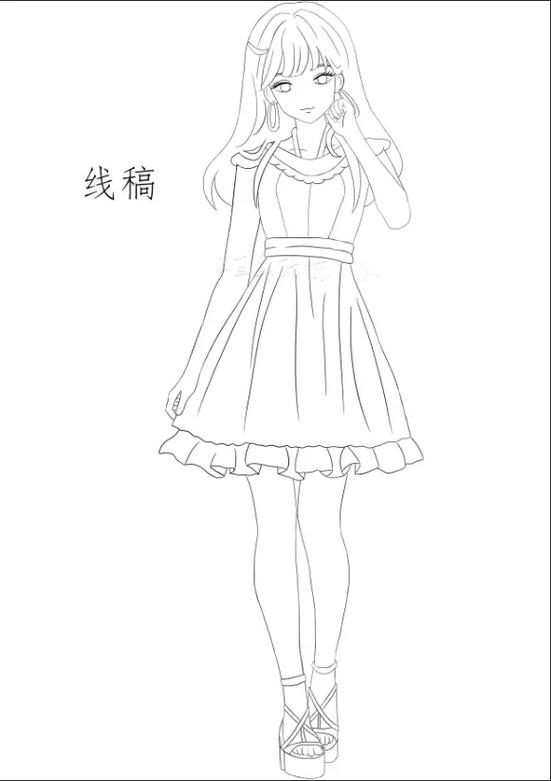 人物上色图标