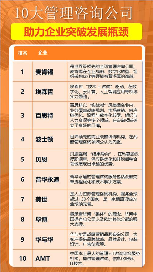 中国十大咨询公司图标