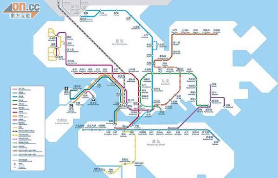 香港怎么坐地铁图标