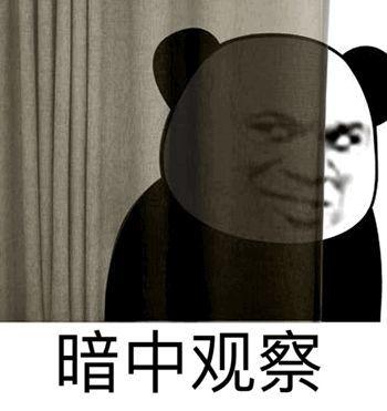 发暗中观察表情包的意思图标