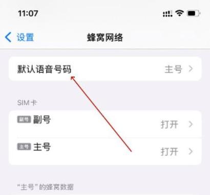苹果手机怎么设置用卡2打电话