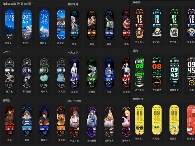 小米手环如何自定义表盘图标