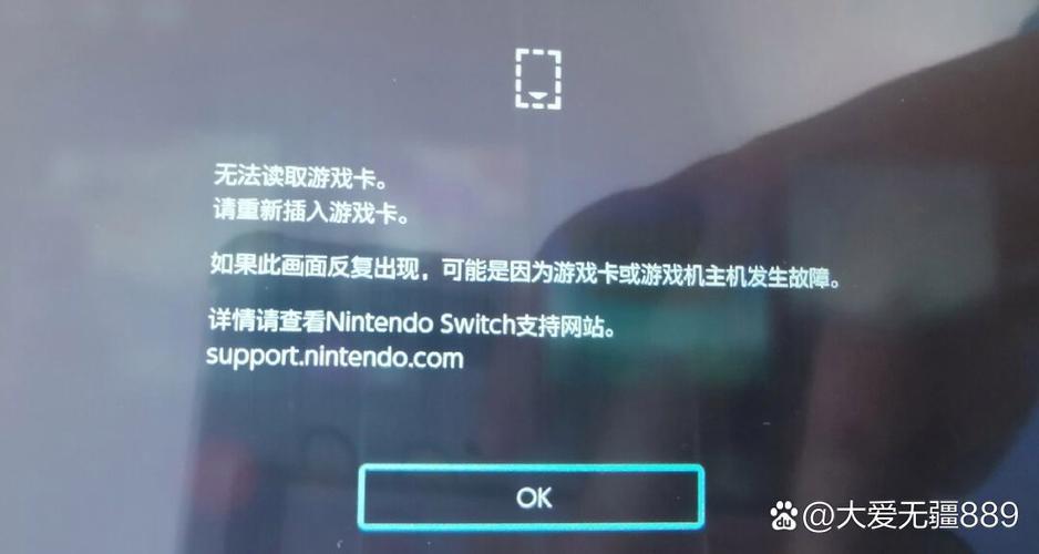 switch无法读取游戏卡图标