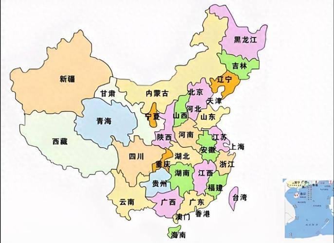 全国行政区划图图标