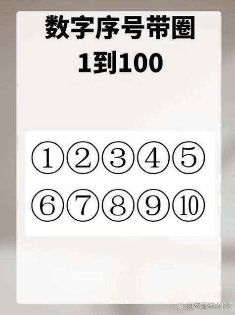 数字黑圈特殊符号图标