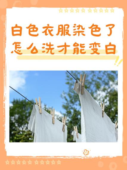 怎么样把白色衣服洗的跟新的一样截图