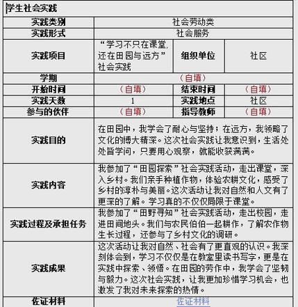 高中综评填写一共几次图标