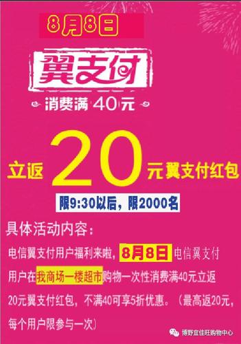 翼支付每月给20元图标