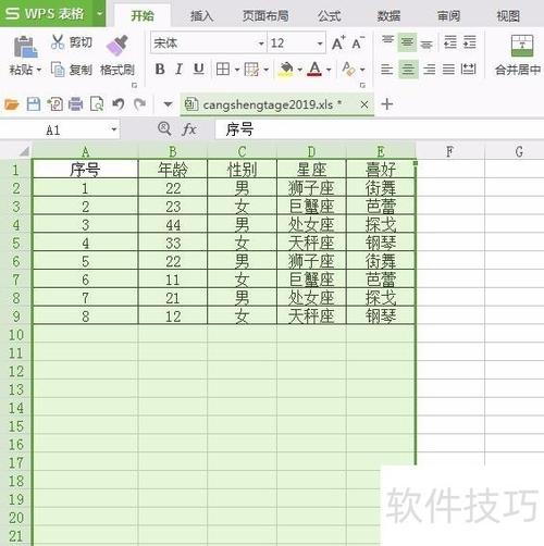 wps表格样式怎样设置图标