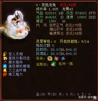 大话2龙兔和孔雀图标