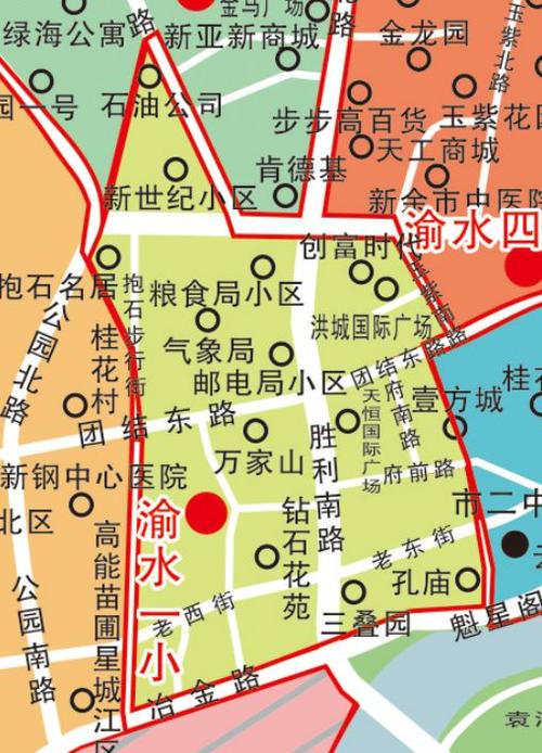 渝水区行政区划图图标
