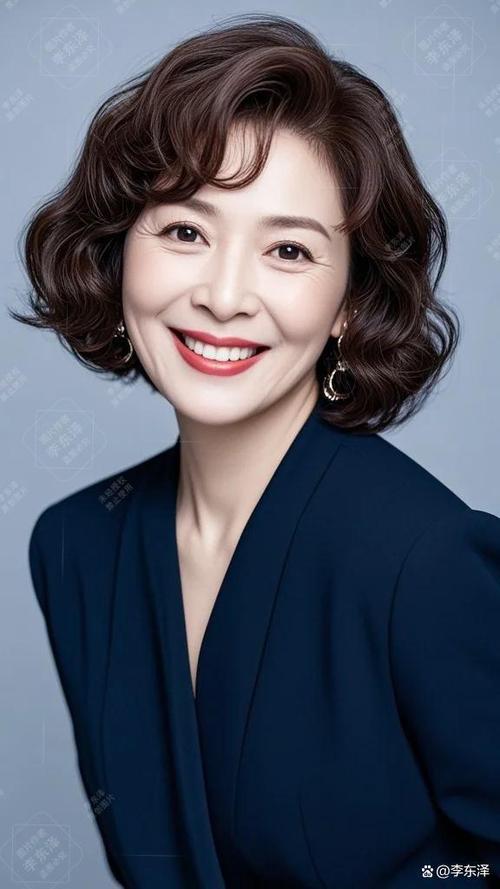 60岁女人最好发型图标