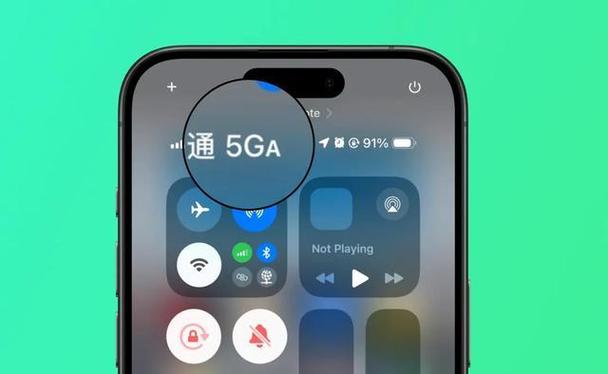 手机5ga信号显示什么意思图标