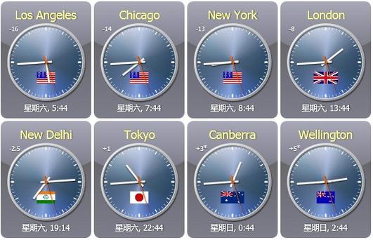 世界时钟在线显示时间图标