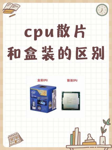 cpu盒装和散装怎么查图标