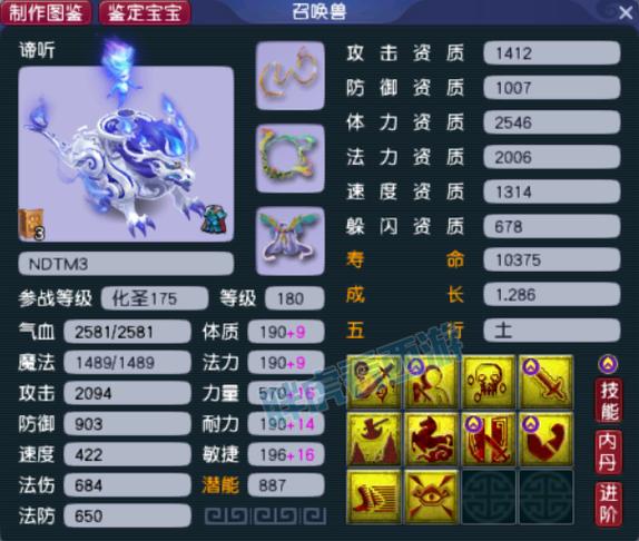 梦幻抓广目好还是谛听好图标