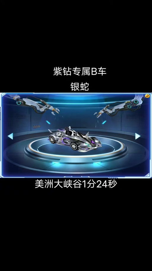 qq飞车最低开紫钻图标