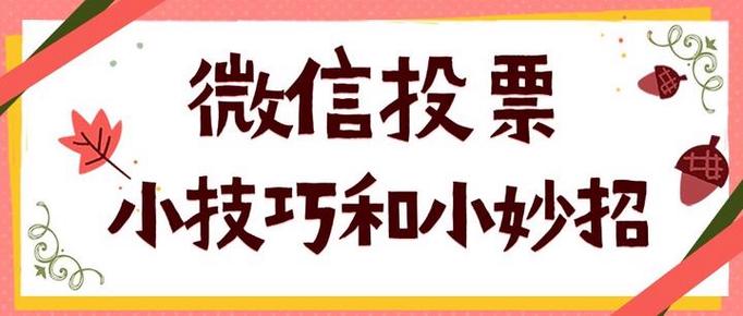 微信投票投不了的原因图标