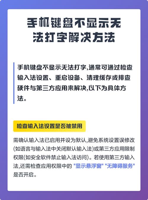 手机不显示打字键盘怎么办图标