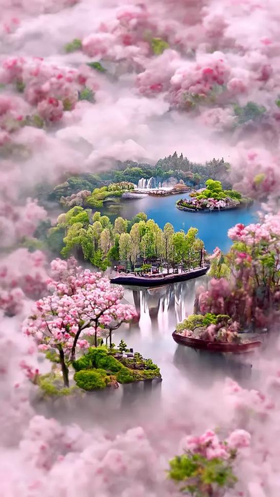 桃花源图标