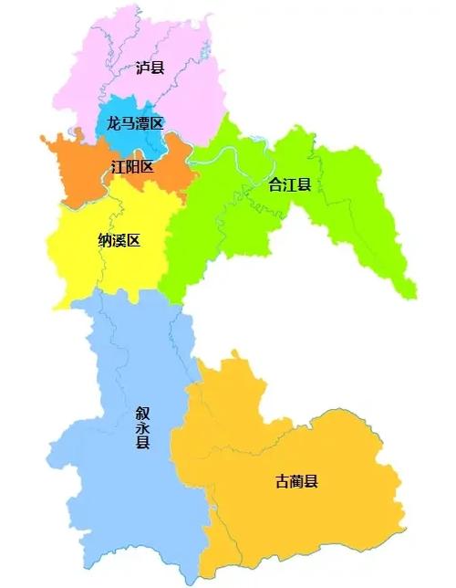 四川省泸州市地图图标