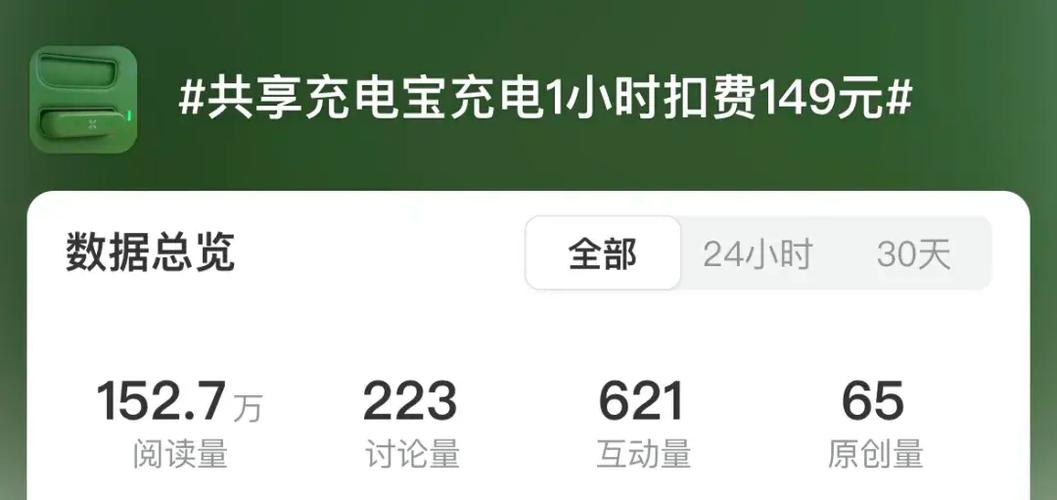 共享充电宝收费图标