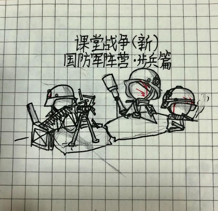 画一个德国二战火柴人士兵截图