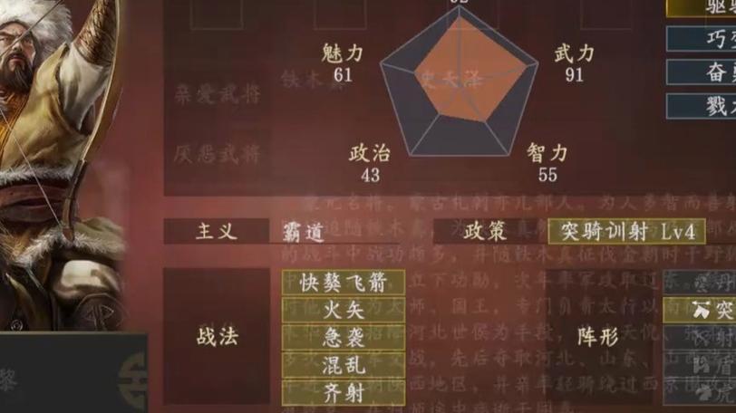 三国志14武将属性图标