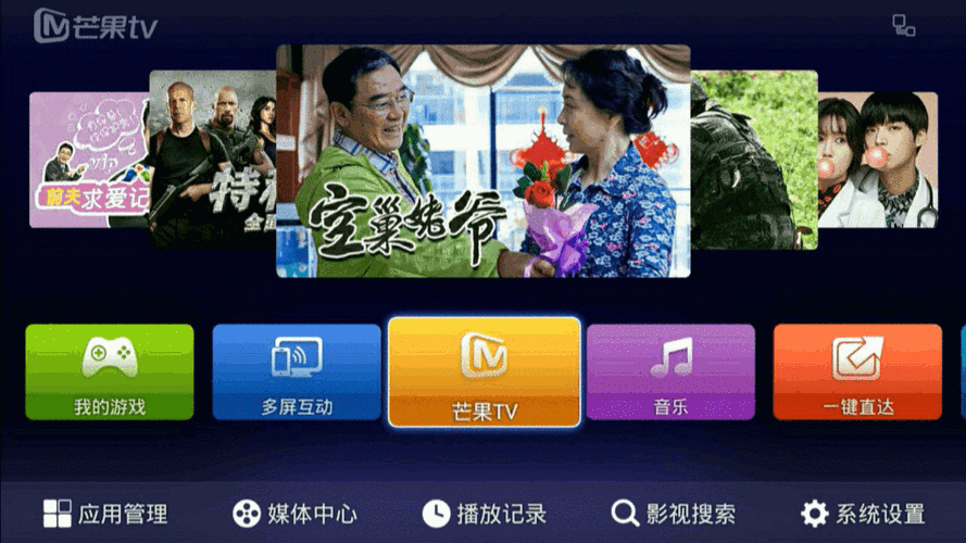 机顶盒芒果桌面替换截图
