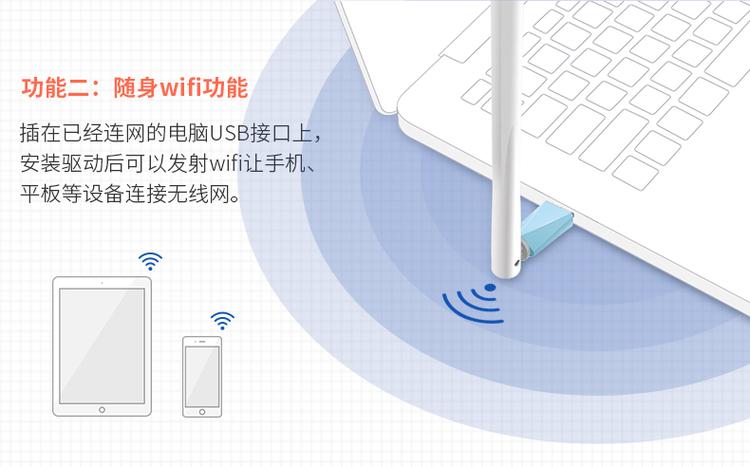 台式电脑免驱网卡咋用图标