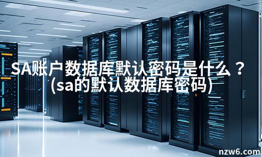 sa默认密码是多少图标