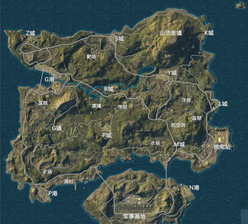 和平精英地图海岛图标
