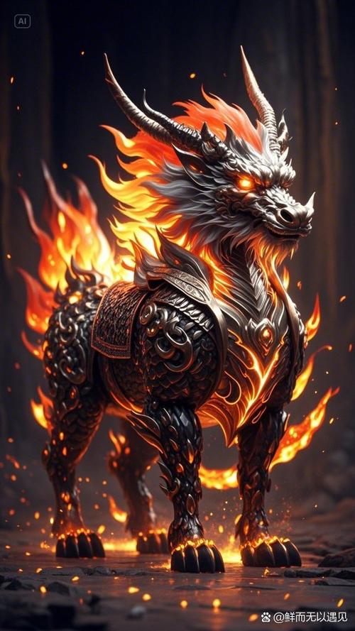火麒麟壁纸手机高清版图标
