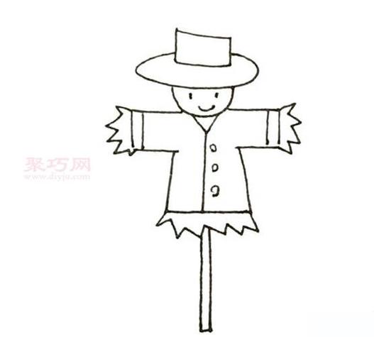 一二三年级画稻草人