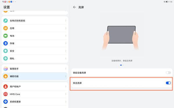 ipad怎么双击唤醒屏幕图标