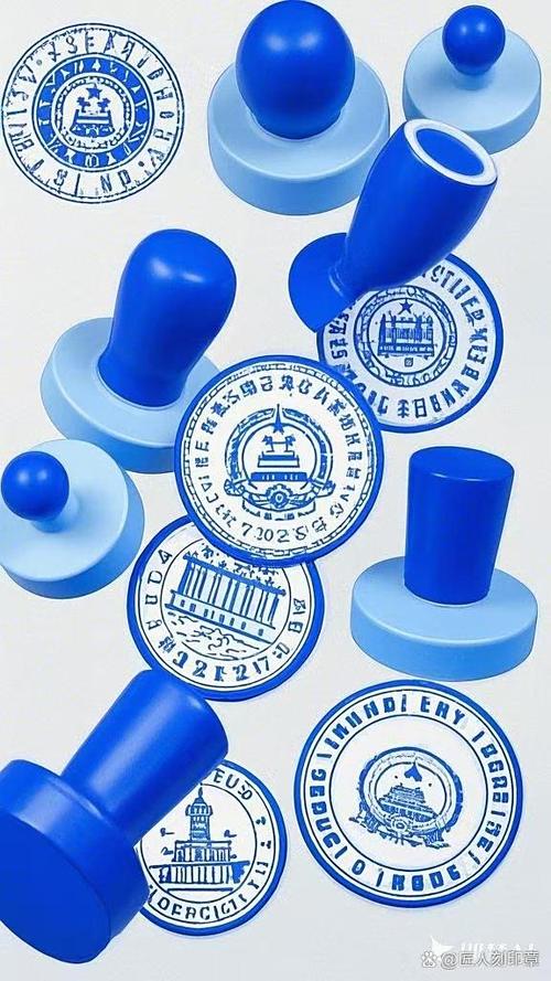 什么情况用蓝色印章图标